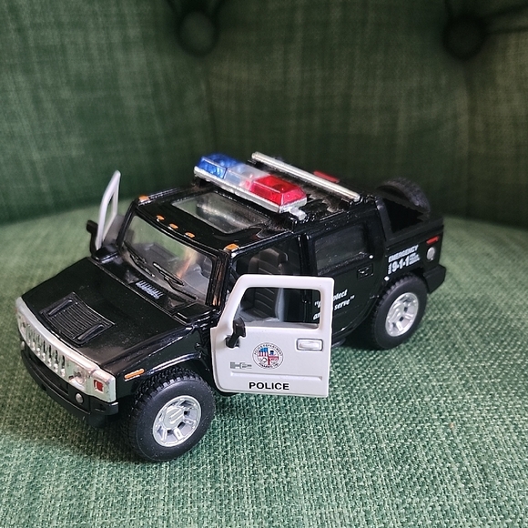 kinsmart | Toys | 205 Hummer H2 Pullback Diecast Police Toy Car | Poshmark
